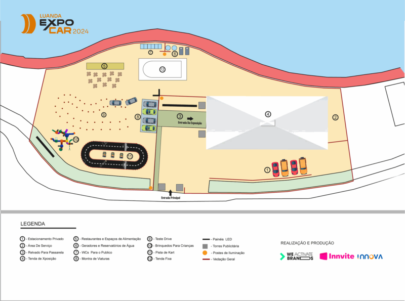 Mapa da feira – LUANDA EXPO CAR